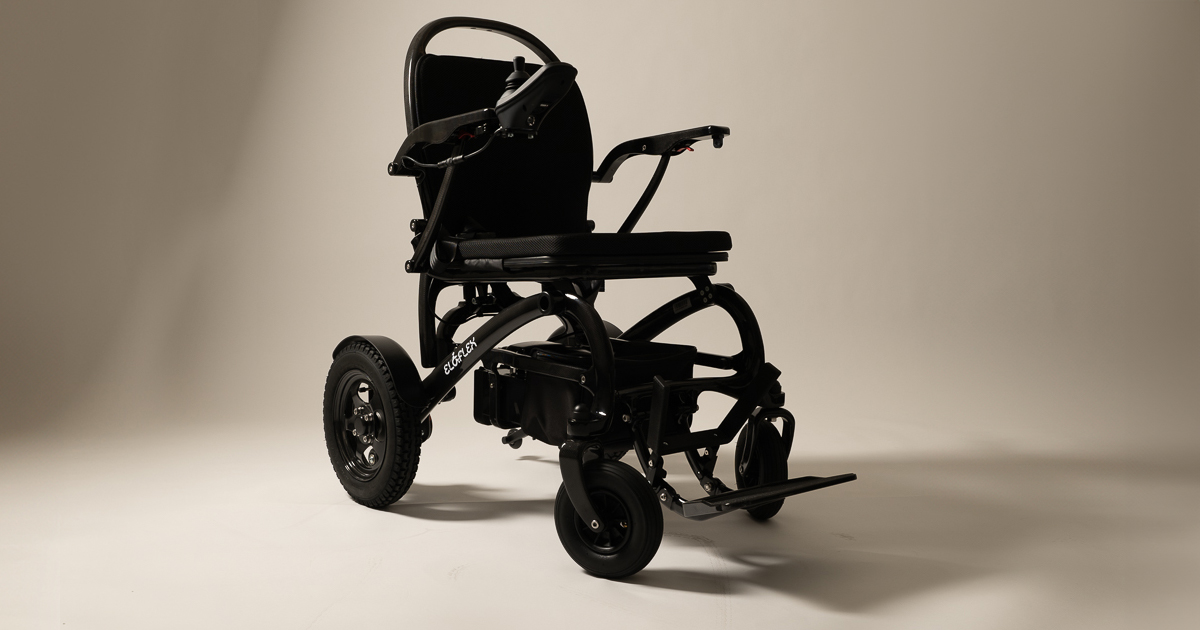 Eloflex modell C3 har kolfiberram och extremt låg vikt. - Eloflex